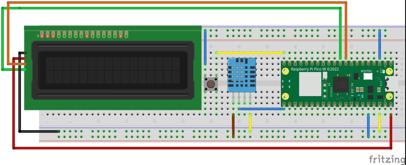 lcd-dht11-pico.py_bb | Technology Tutorials