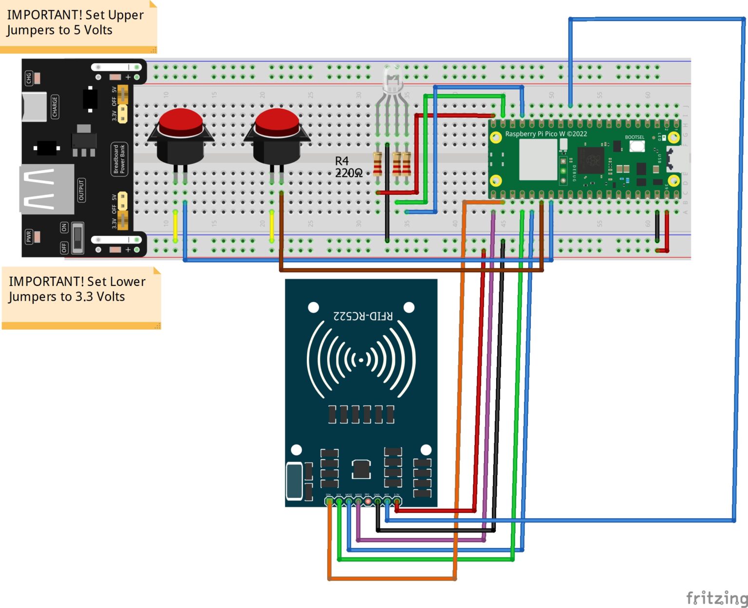 Connecting and Using the RFID-RC522 RFID Tag in a Raspberry Pi Pico Project | Technology Tutorials