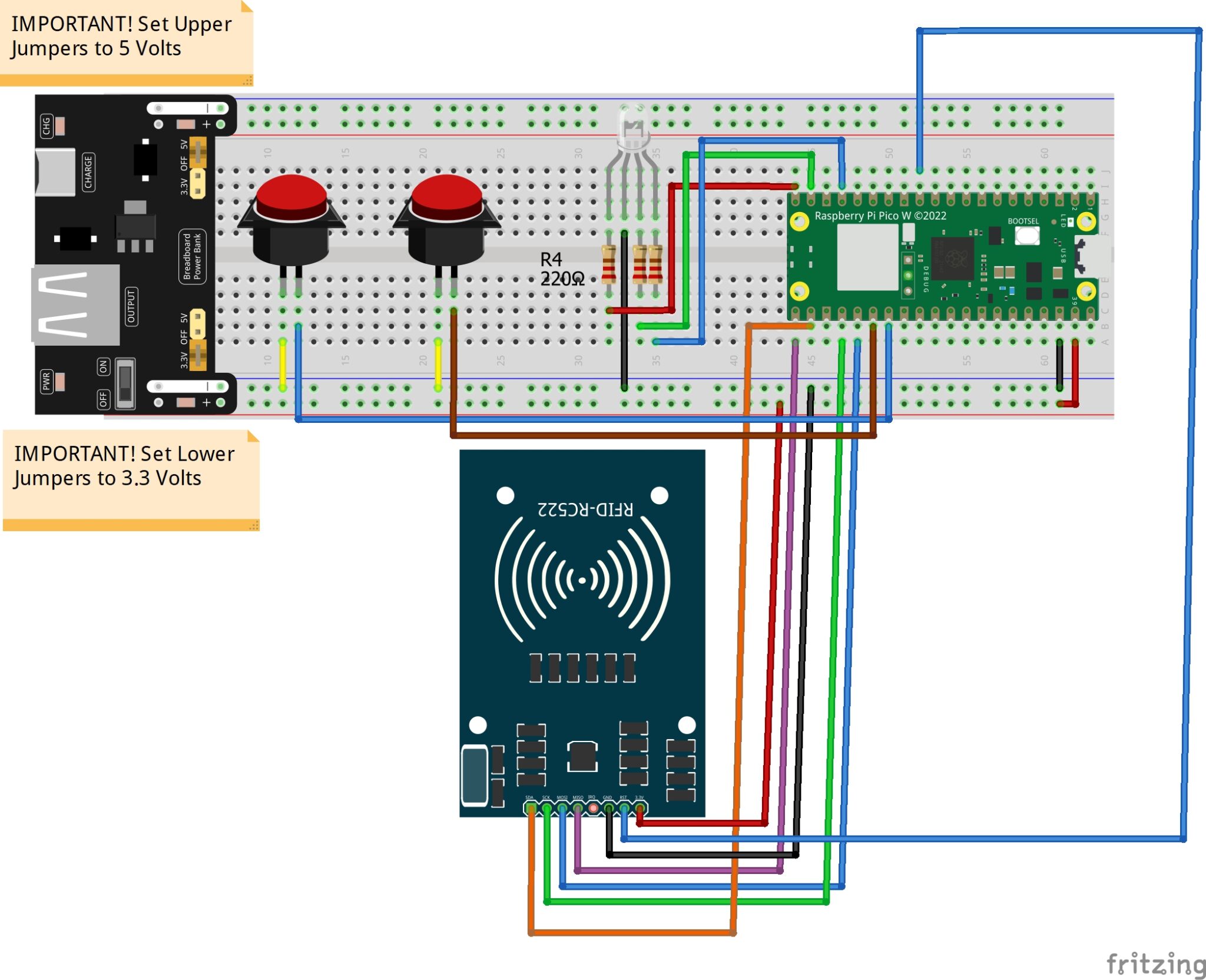 Connecting And Using The Rfid Rc522 Rfid Tag In A Raspberry Pi Pico